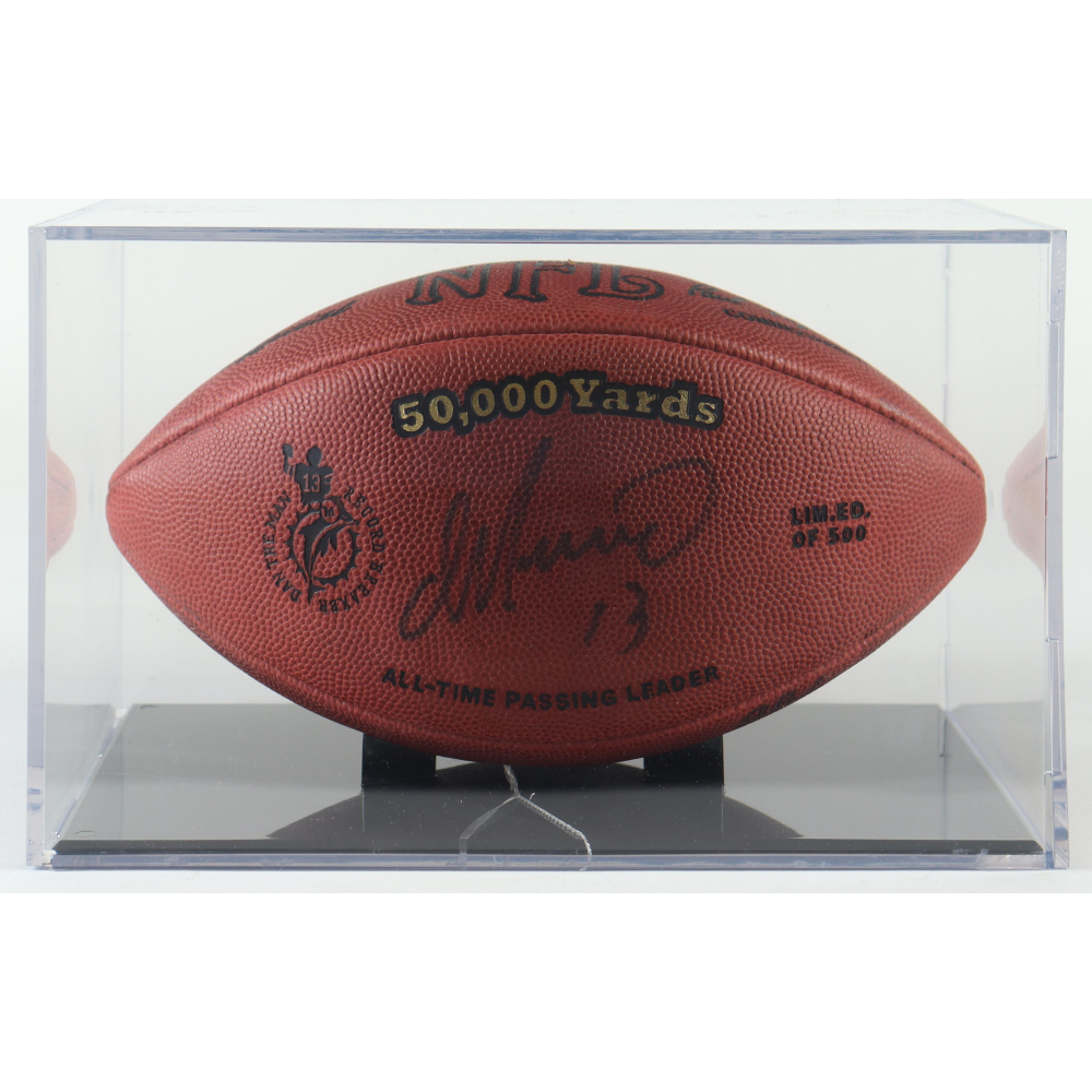 Dan Marino Signed LE 50,000 Yards Football With Display Case (UDA ...