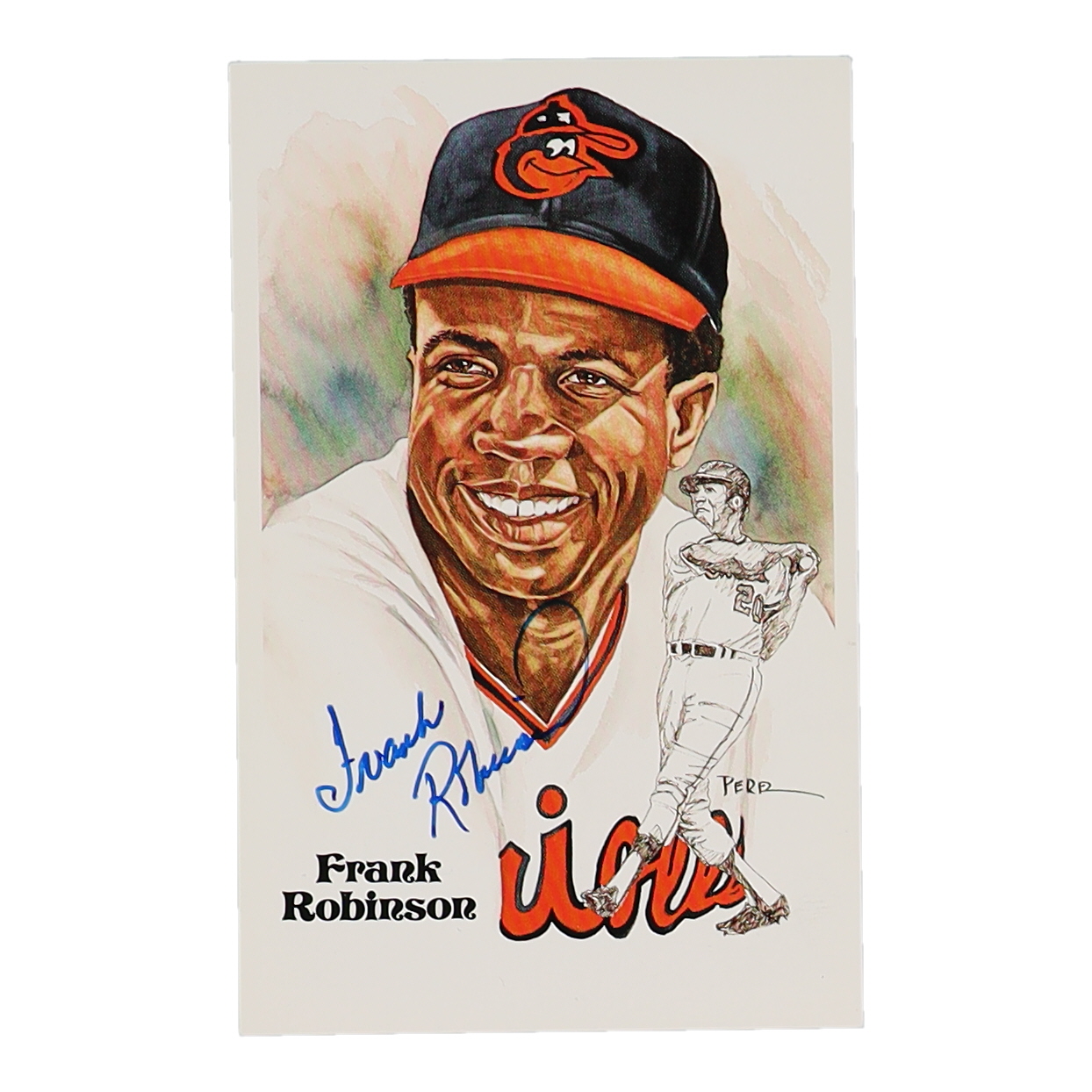 Frank Robinson Signed Orioles LE Perez Steele Galleries Hall of Fame ...