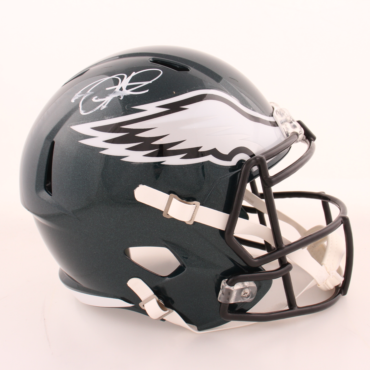 Jalen Hurts Signed Eagles Full-Size Speed Helmet (Beckett & Hurts ...