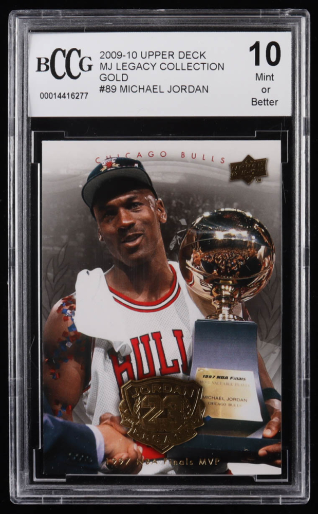 Michael Jordan 2009-10 Upper Deck Michael Jordan Legacy Collection Gold ...