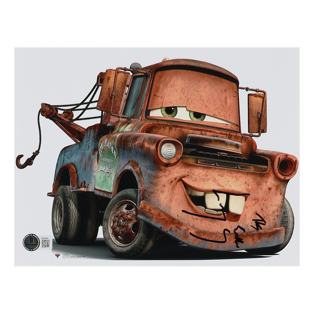 Larry the Cable Guy Signed "Cars" 8x10 Photo (Beckett) | Pristine Auction