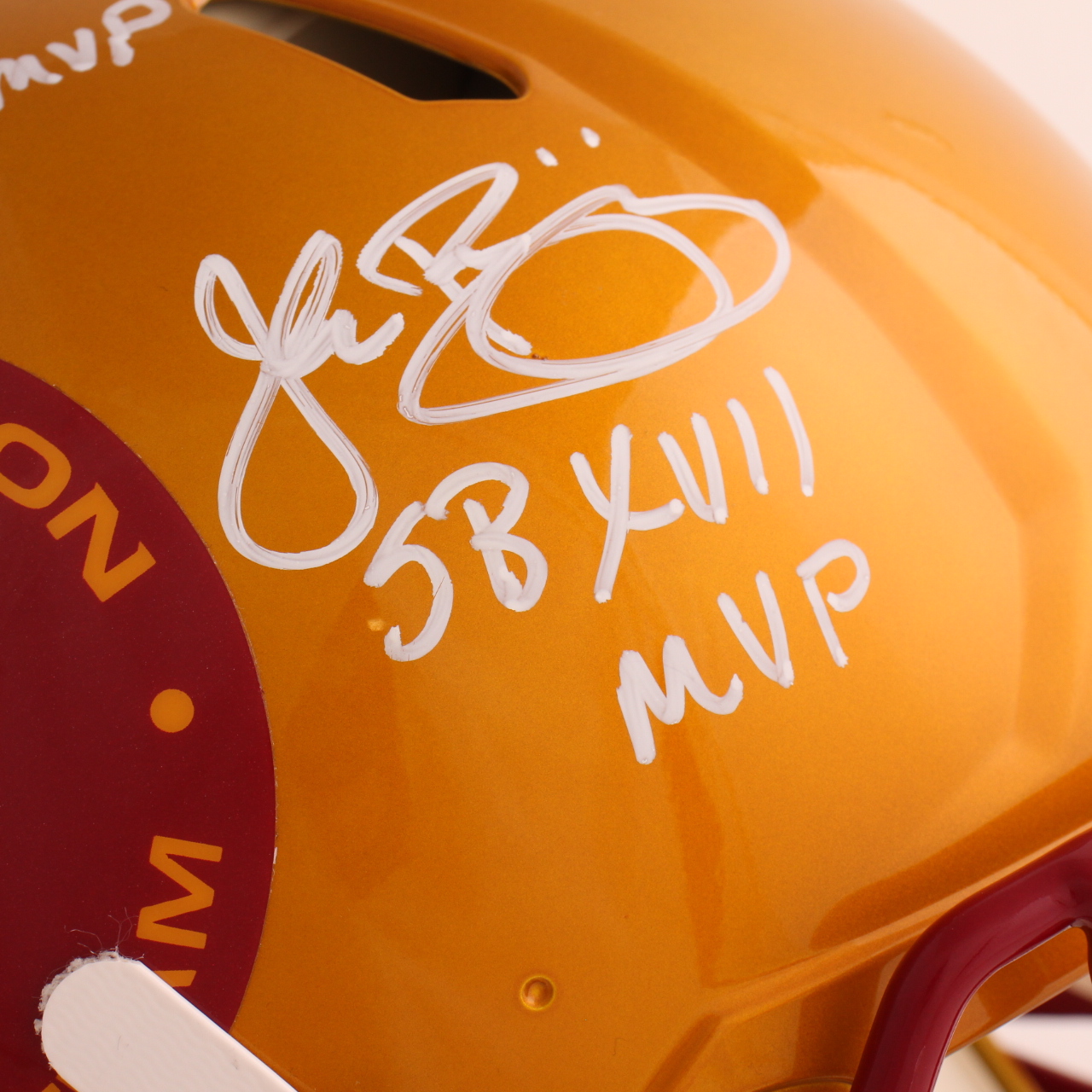 Joe Theismann, Doug Williams & Mark Rypien Signed Commanders Full-Size ...