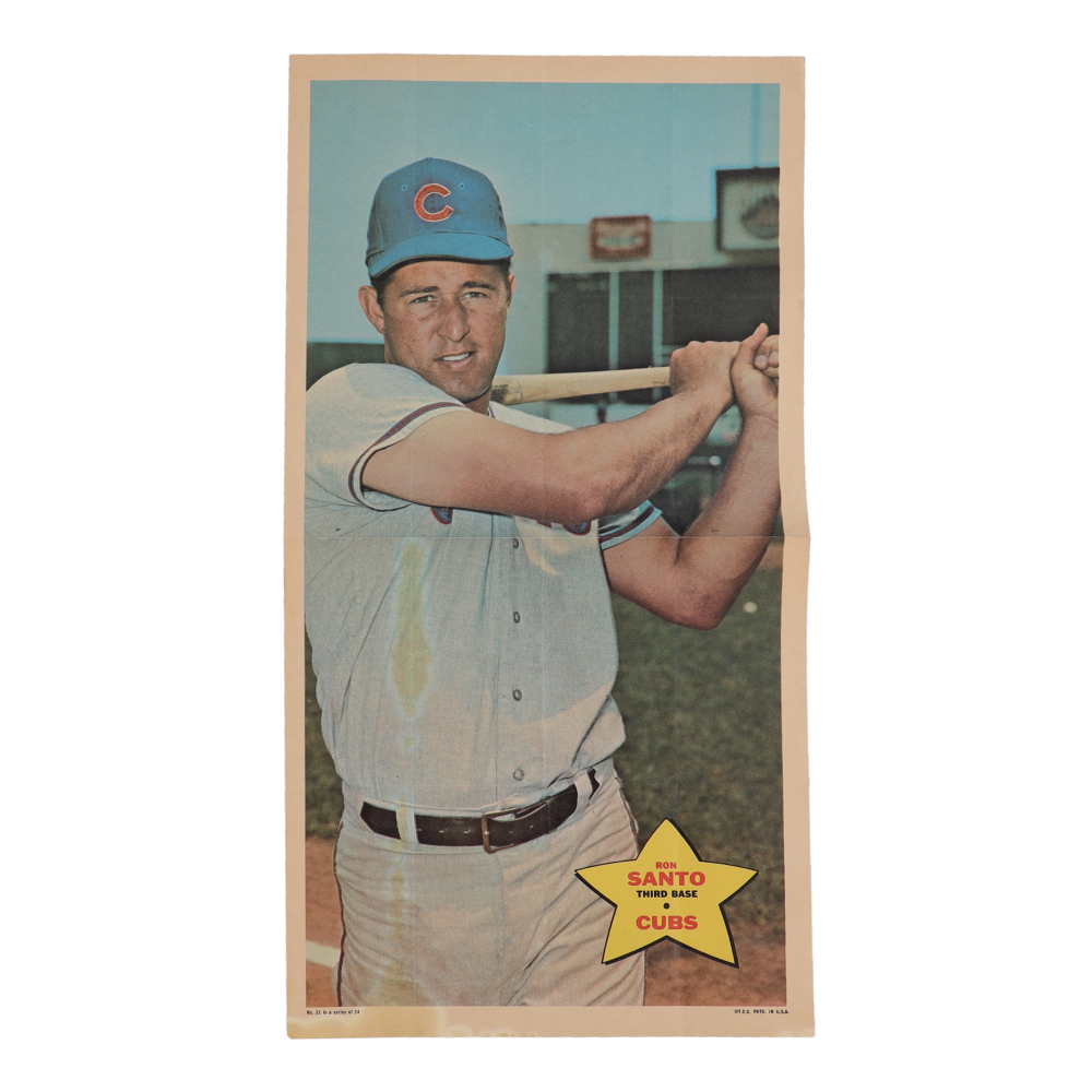 Ron Santo 1968 Topps Posters #21 | Pristine Auction
