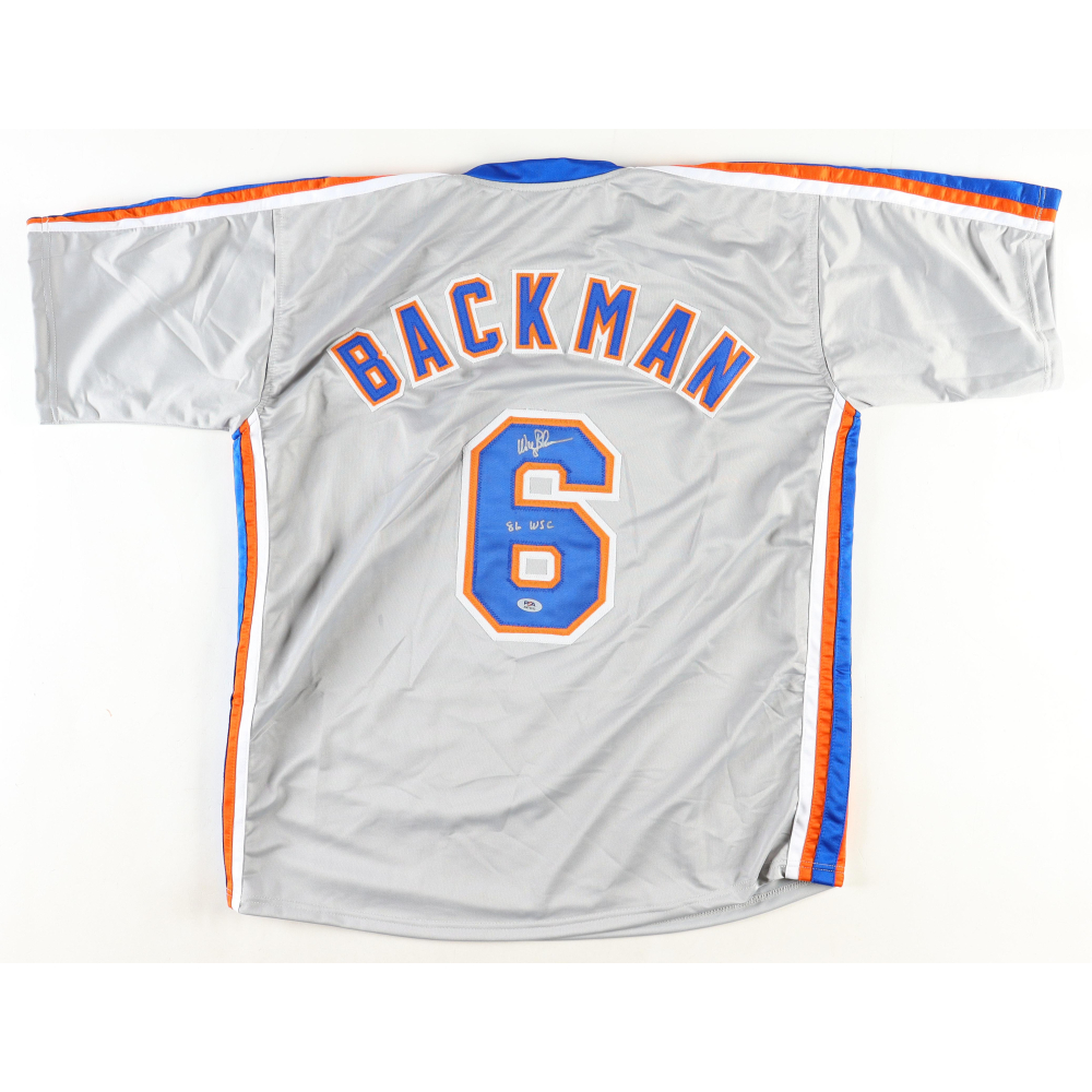 Wally Backman Signed Jersey Inscribed "86 WSC" (PSA) | Pristine Auction