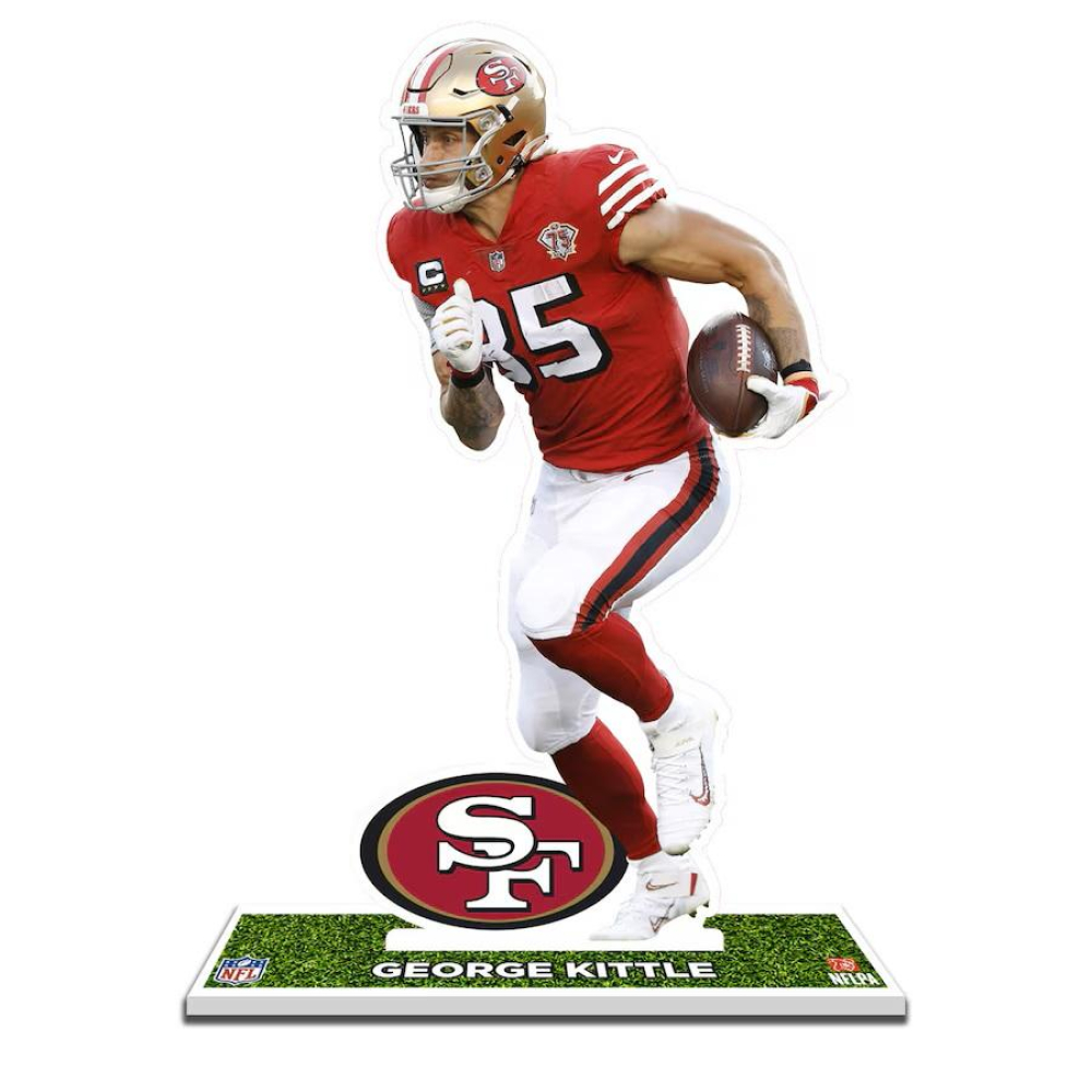 George Kittle 49ers 12" Player Standee Figure | Pristine Auction