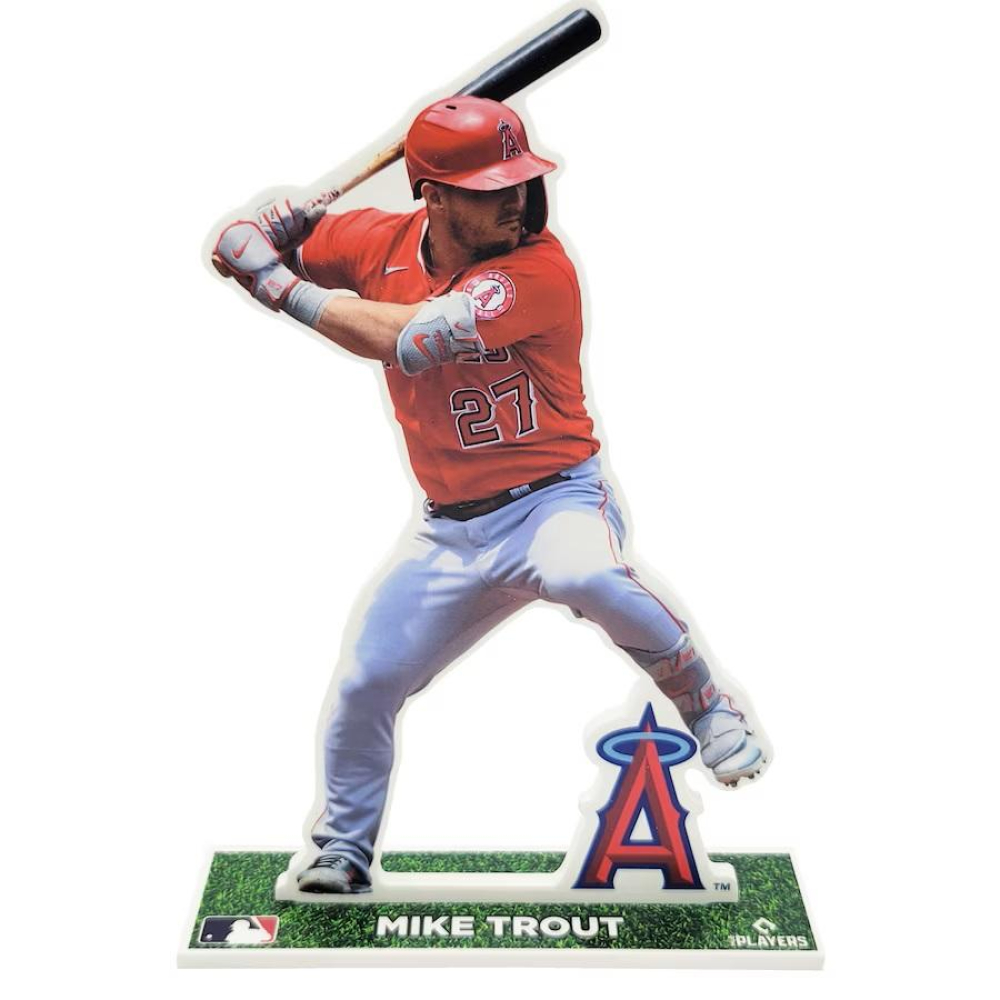 Mike Trout Angels 12" Player Standee Figure | Pristine Auction