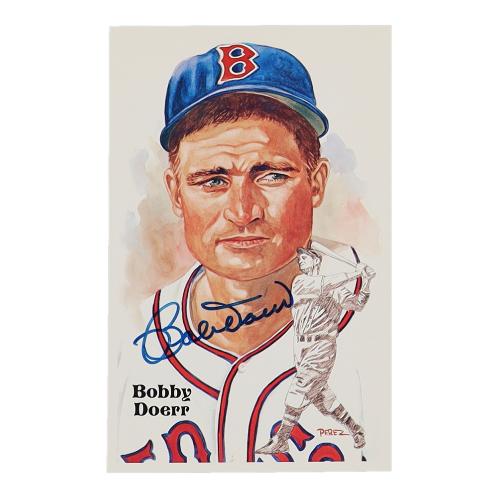 Bobby Doerr Signed Red Sox LE Perez Steele Galleries Hall of Fame ...