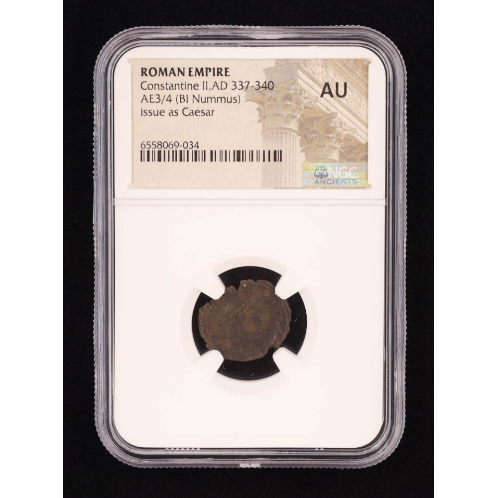 Roman Empire - Constantine II, AD 337-340, AE3/4 (BI Nummus), Issue as ...