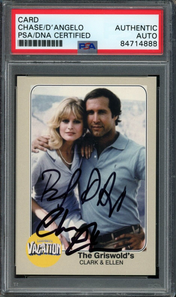 Chevy Chase & Beverly D'Angelo Signed "National Lampoon's Vacation ...