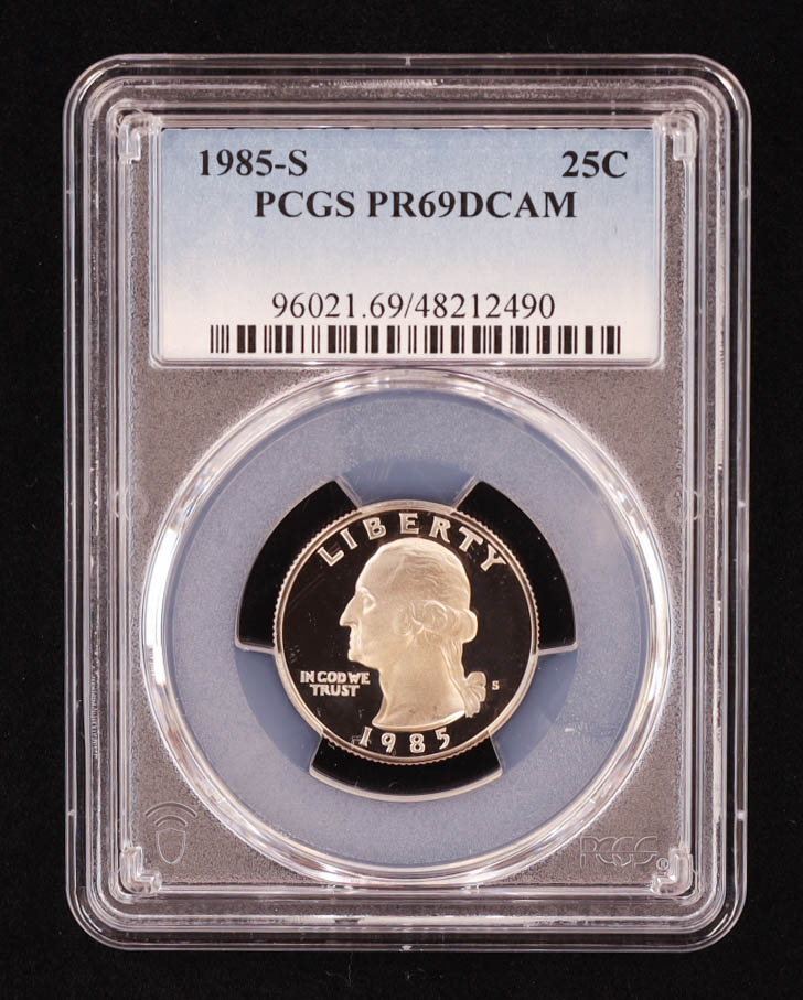 1985-S Proof Washington Quarter (PCGS PR69DCAM) | Pristine Auction