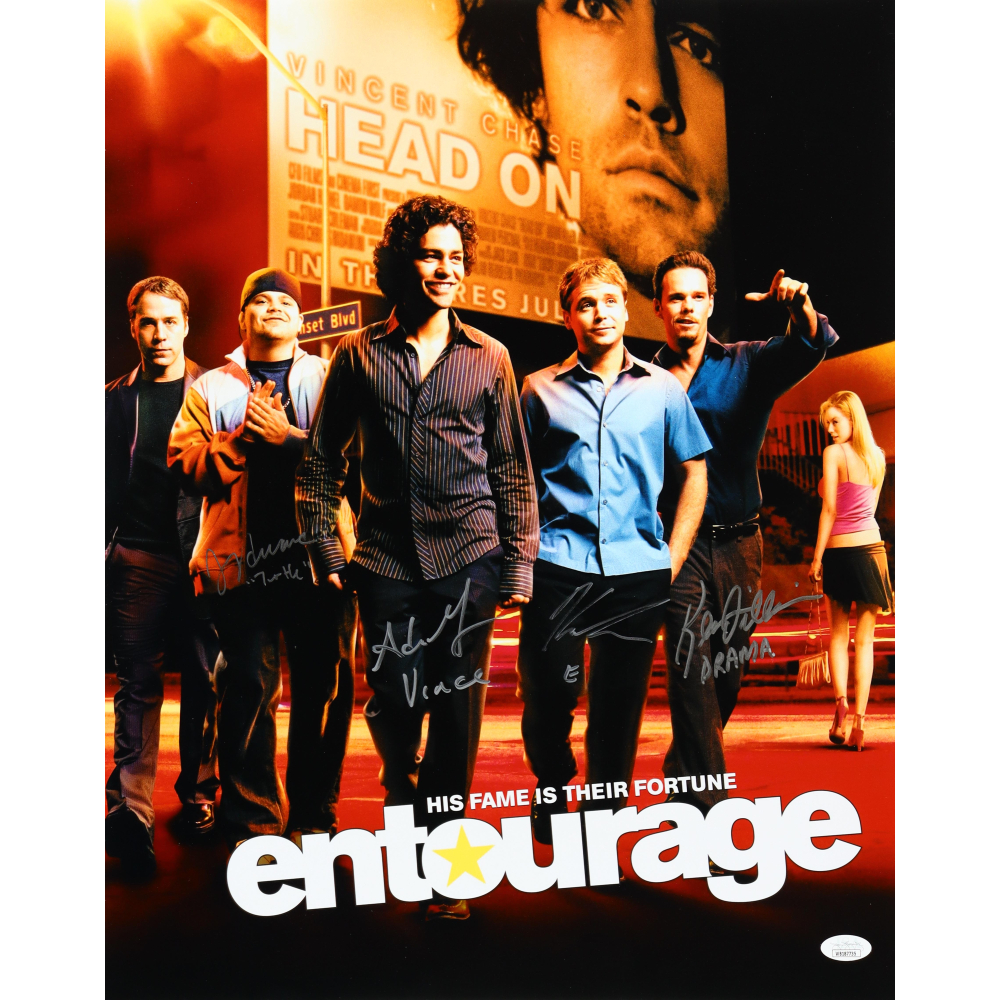"Entourage" 16x20 Photo Cast-Signed by (4) with Kevin Dillon, Kevin ...