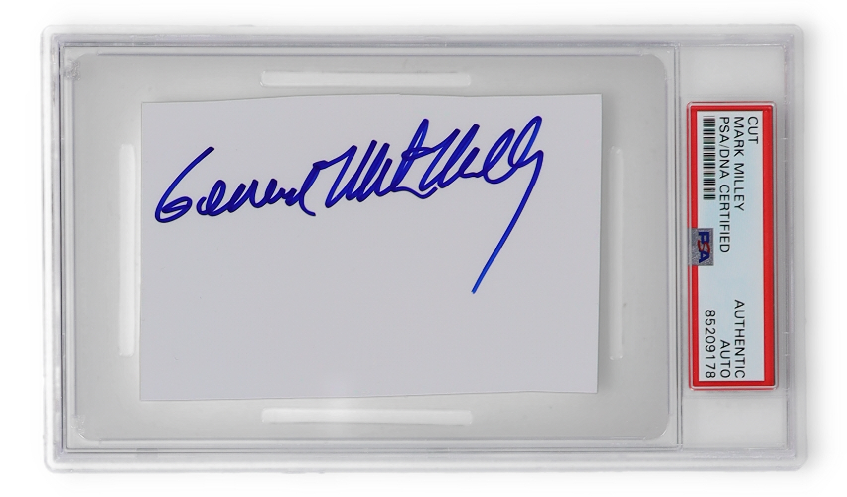 General Mark Milley Signed 3x4 Cut (PSA) | Pristine Auction