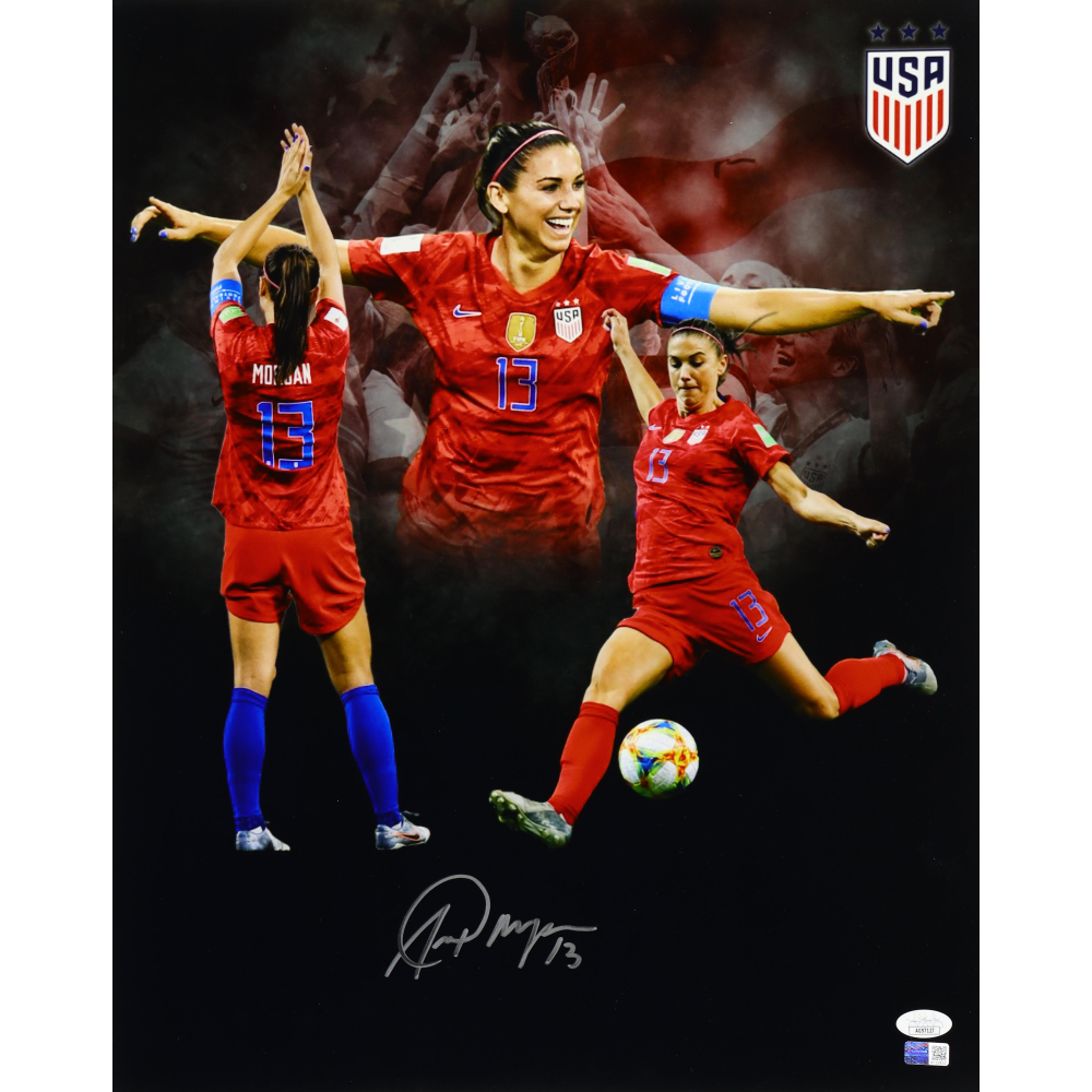 Alex Morgan Signed Team USA 16x20 Photo (JSA & Steiner CX) | Pristine ...