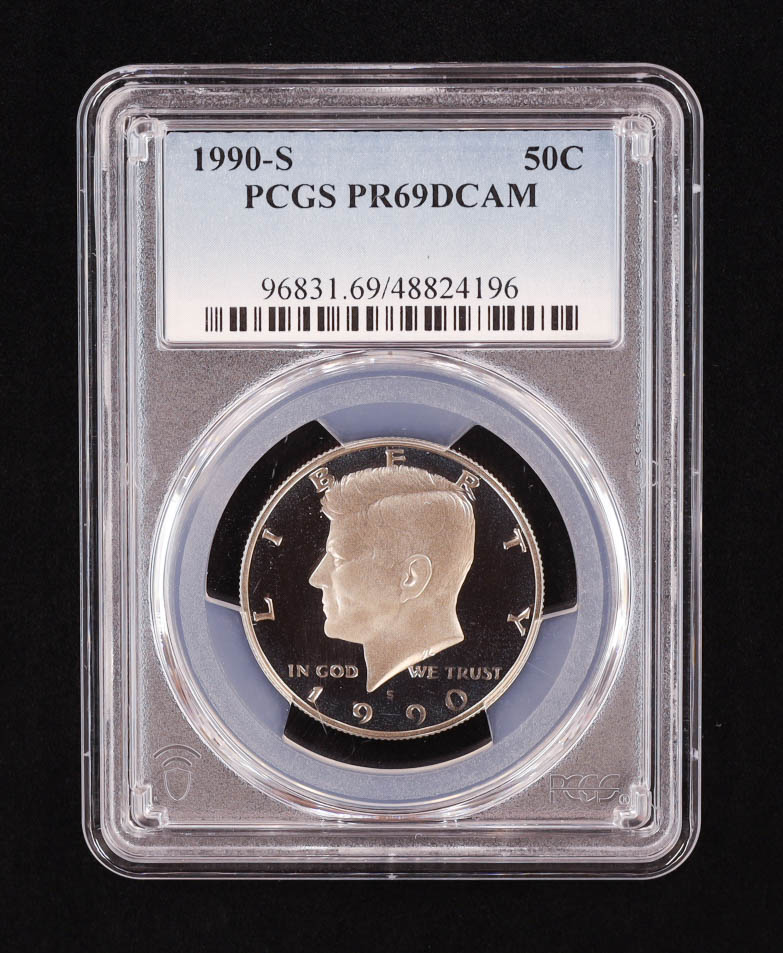 1990-S Proof Kennedy Half Dollar (PCGS PR69DCAM) | Pristine Auction