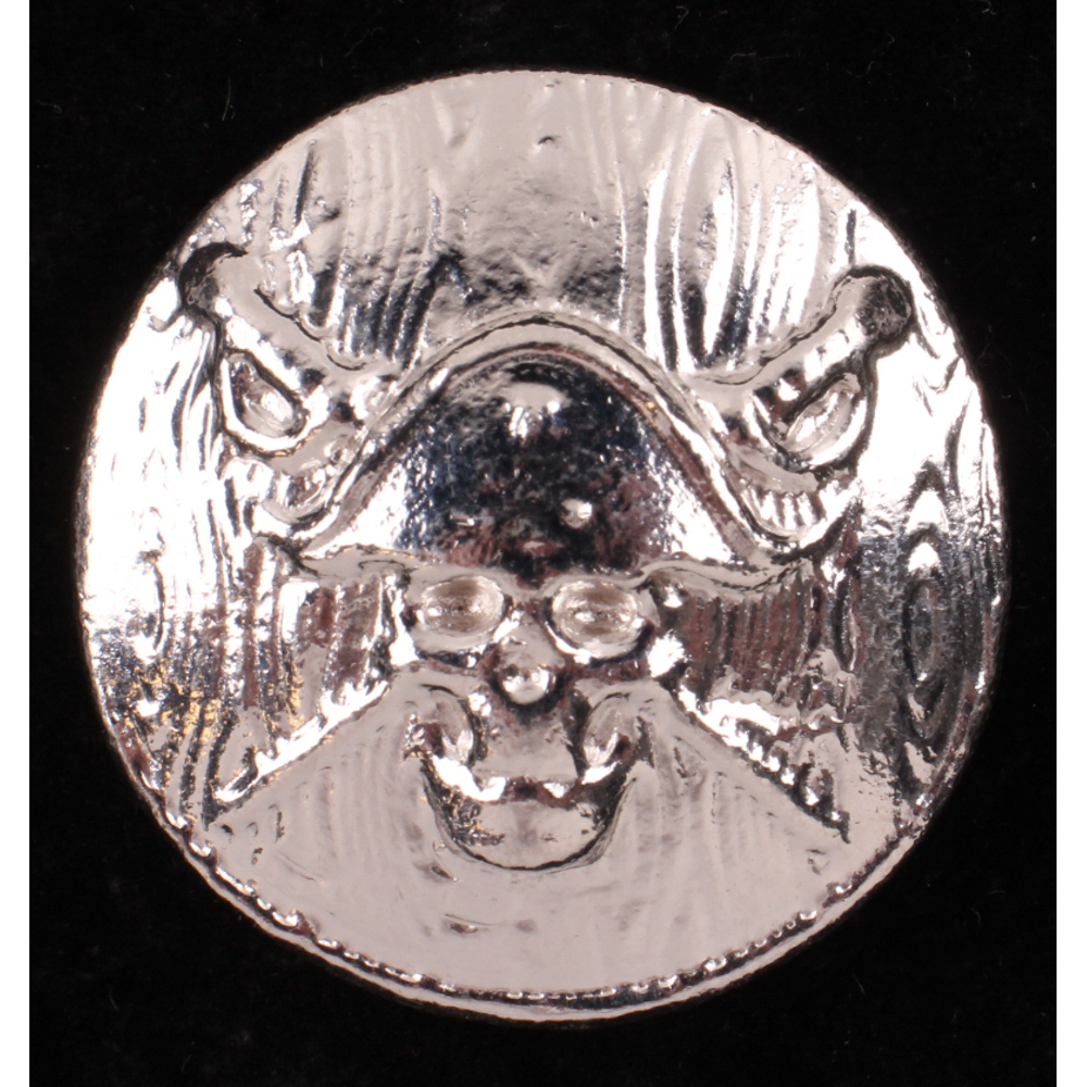 Jolly Roger Pirate 2 oz .999 Fine Silver Bullion Round | Pristine Auction
