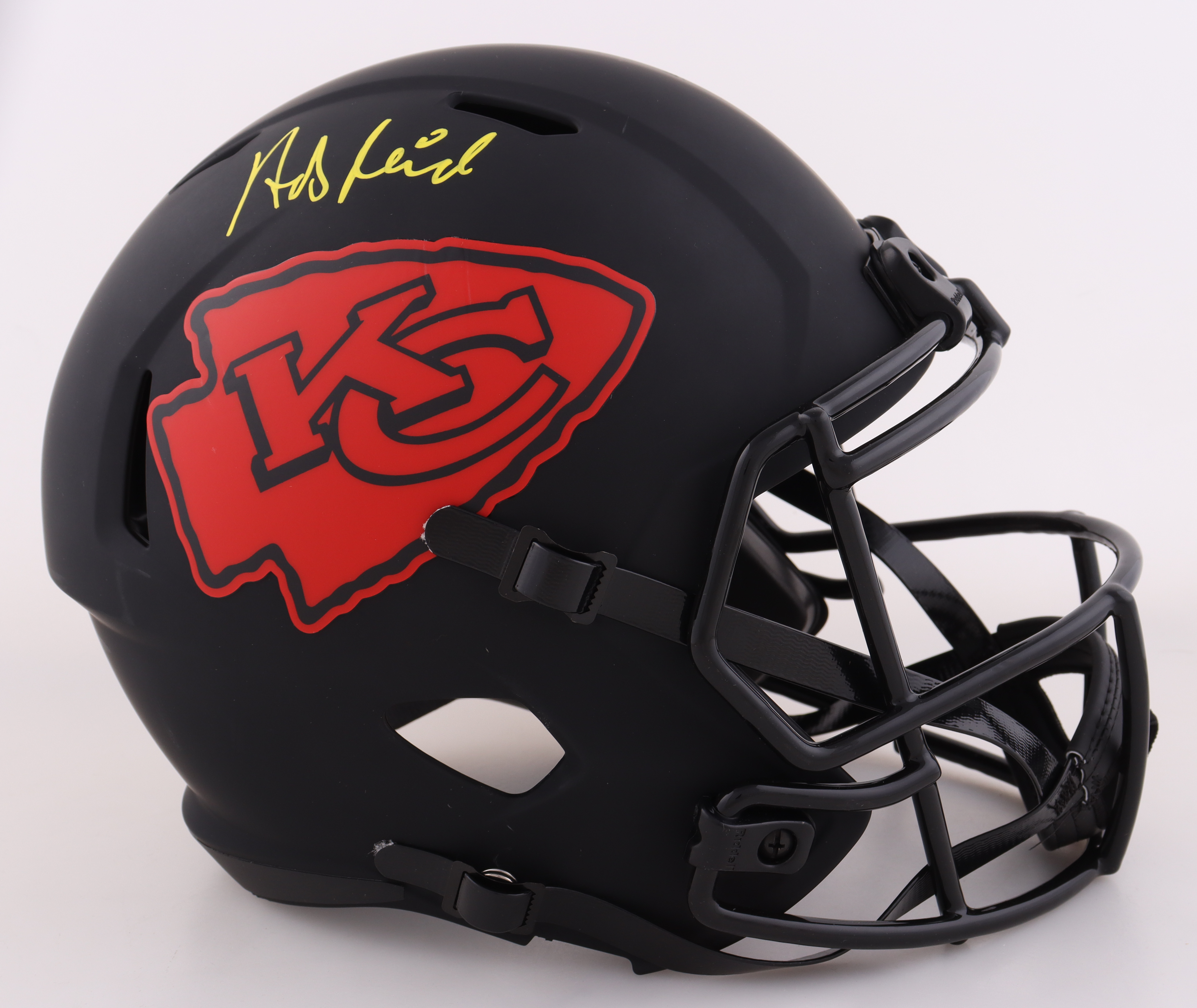 Andy Reid Signed Chiefs Full-Size Eclipse Alternate Speed Helmet ...