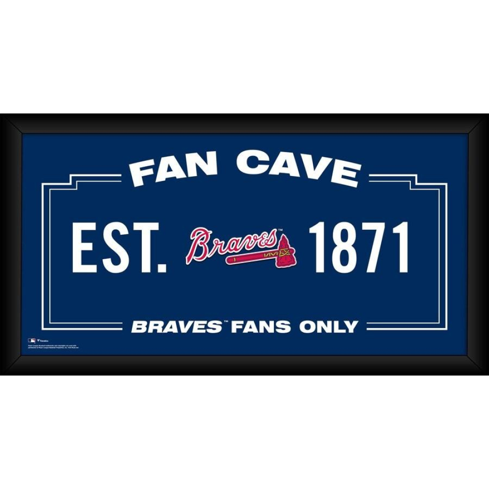 Braves Custom Framed "Fan Cave" Photo | Pristine Auction