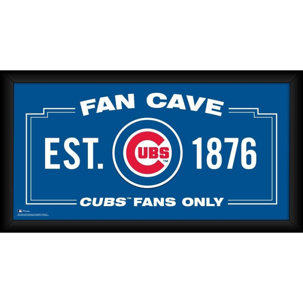 Cubs Custom Framed "Fan Cave" Photo | Pristine Auction