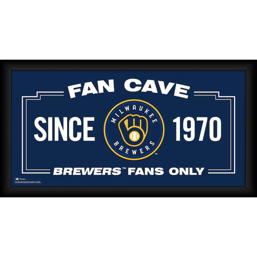 Brewers Custom Framed "Fan Cave" Photo | Pristine Auction