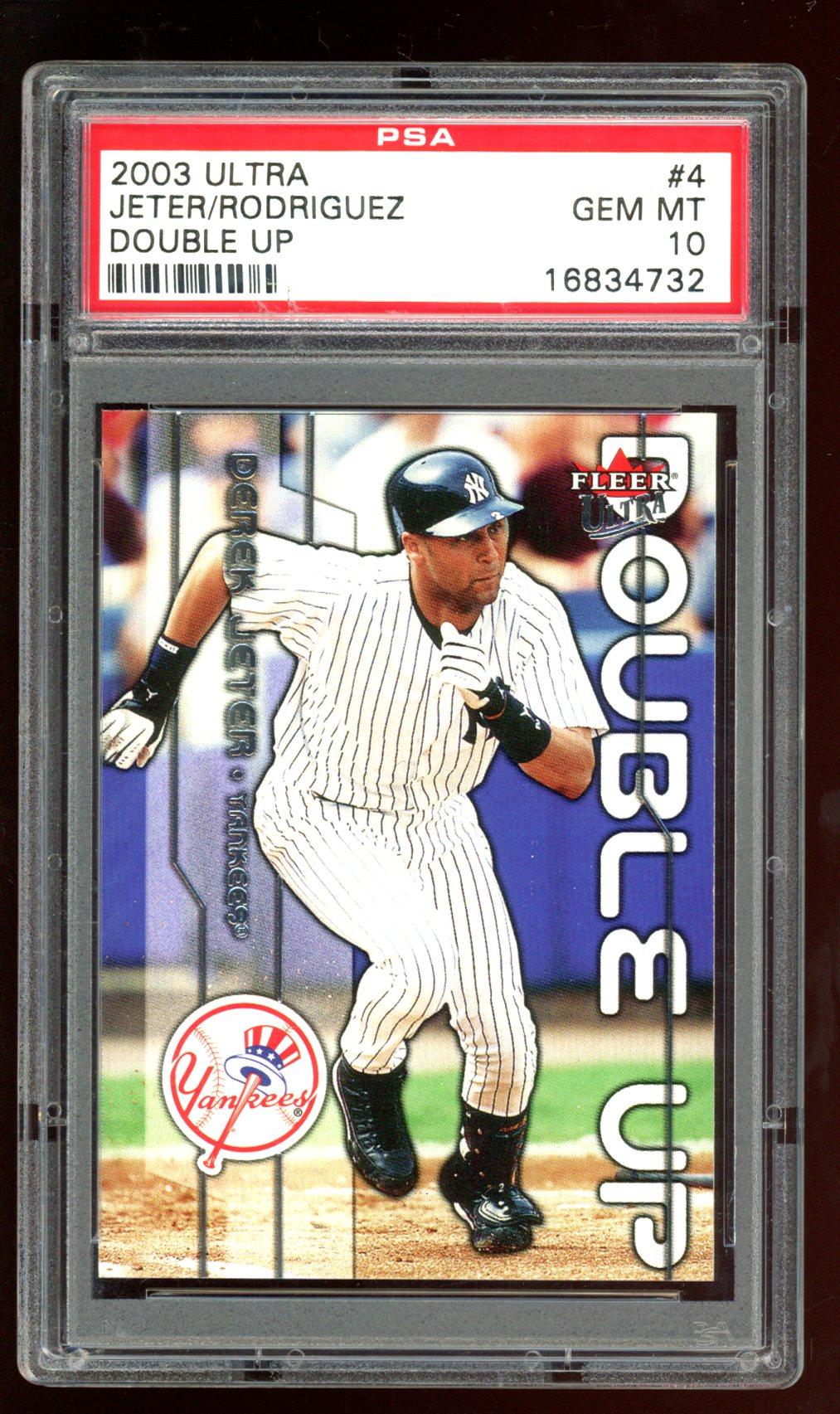 Derek Jeter / Alex Rodriguez 2003 Ultra Double Up #4 (PSA 10) | Pristine Auction