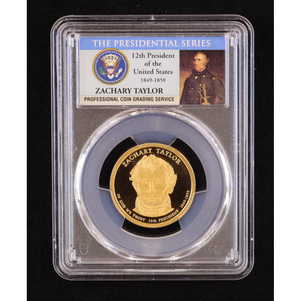 2009-S U.S. Presidential Proof $1 Coin - Zachary Taylor 12th President ...