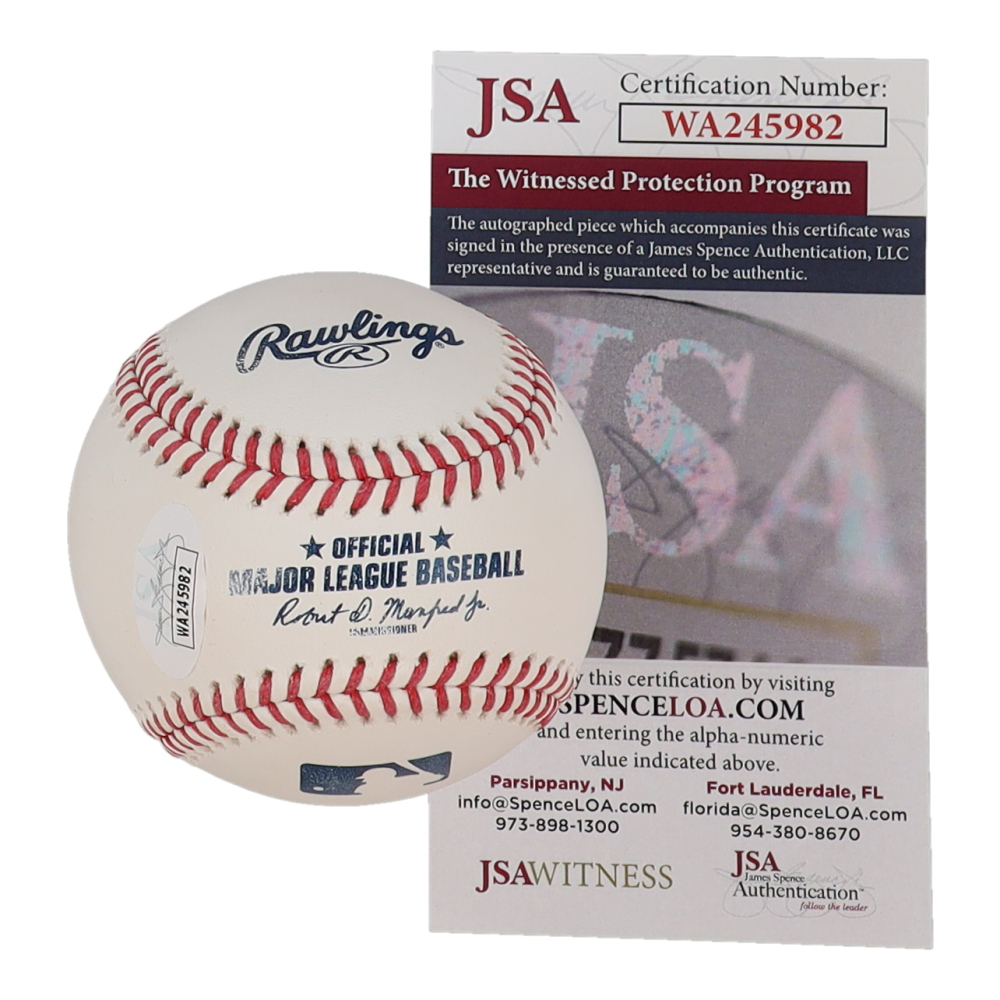 Gabe Davis Signed OML Baseball (JSA) | Pristine Auction