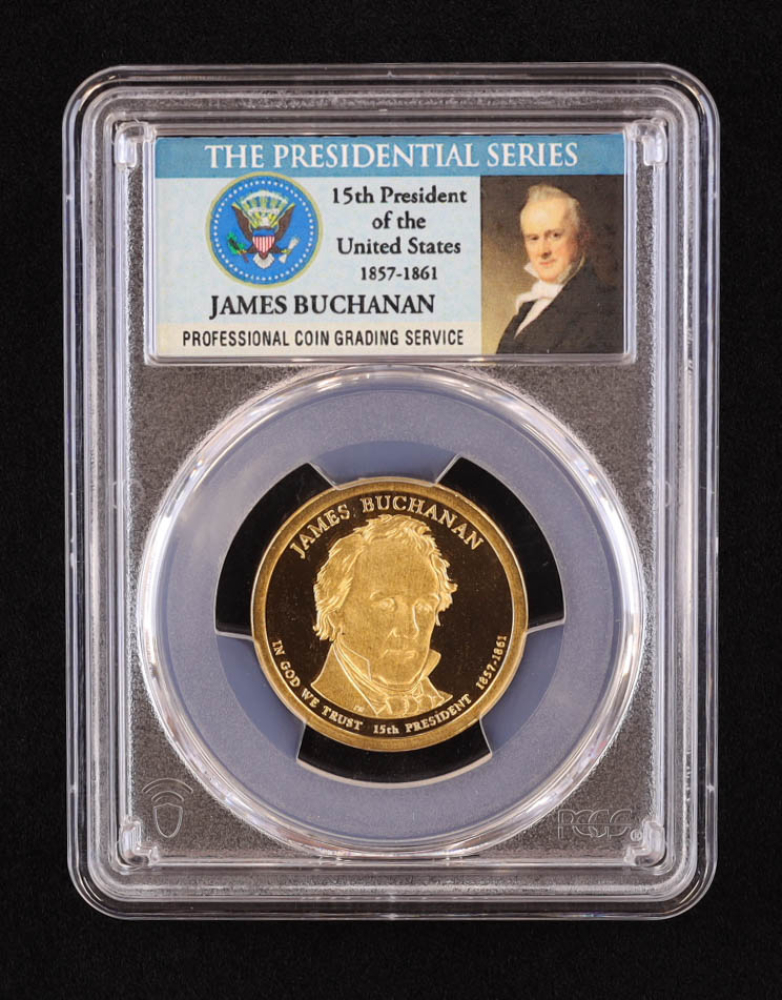 2009-S U.S. Presidential Proof $1 Coin - James Buchanan 15th President ...