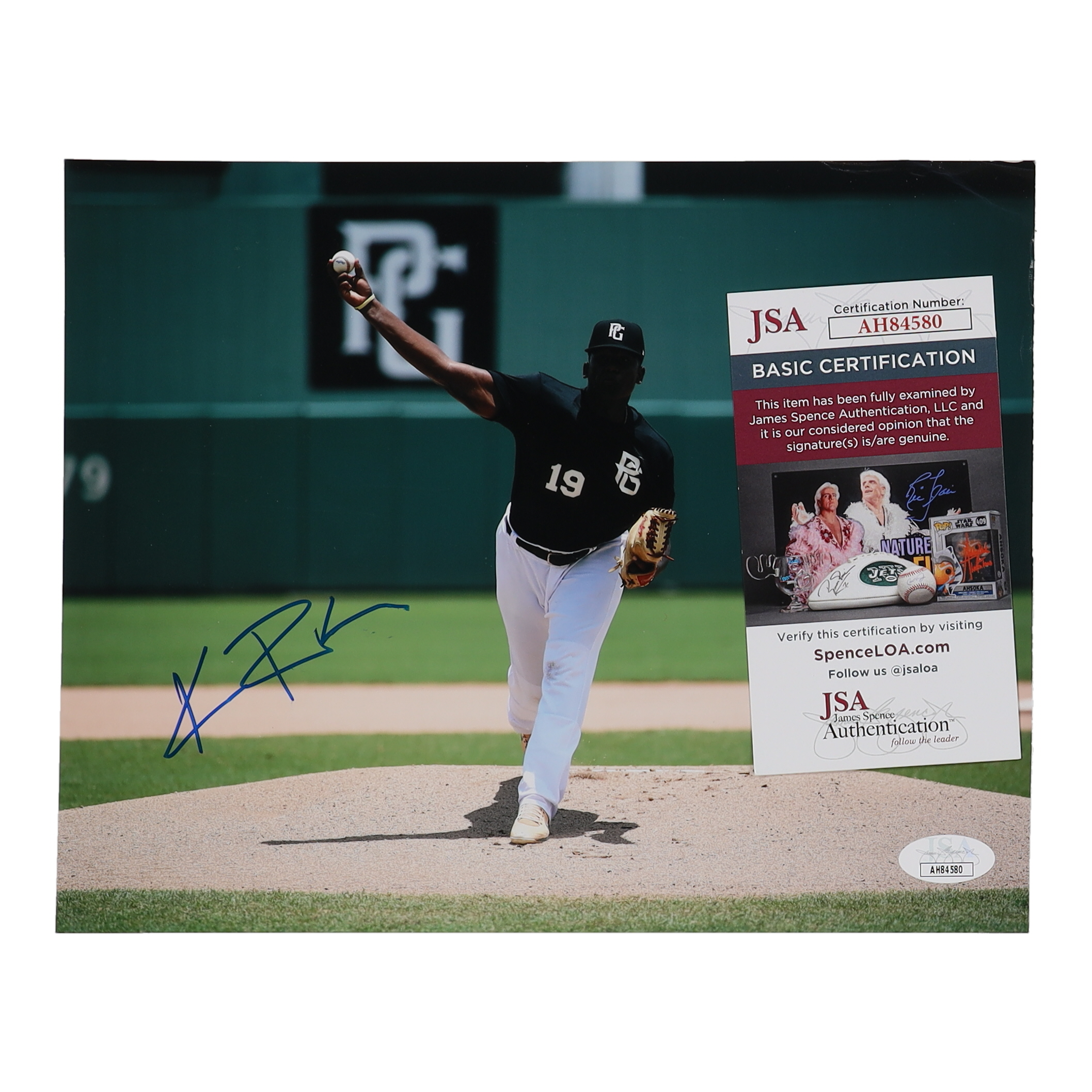 Kumar Rocker Signed 8x10 Photo (JSA) | Pristine Auction