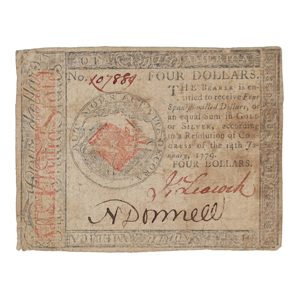 1777 Twenty Shillings - Philadelphia - Colonial Currency Note ...
