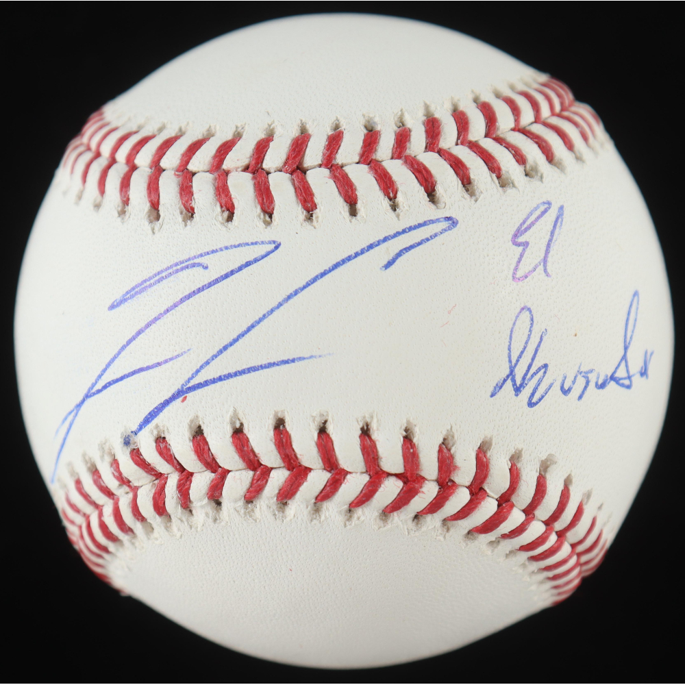 Ronald Acuna Jr. Signed OML Baseball Inscribed "El Abusador" (Beckett ...