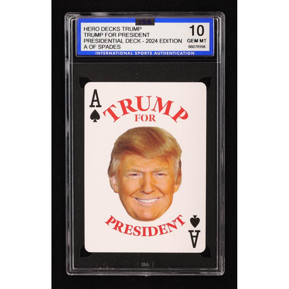 Donald Trump 2023 Hero Decks Presidential Edition Playing Card (ISA 10 ...
