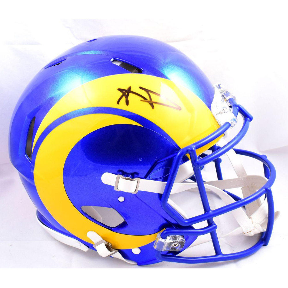 Aaron Donald Signed Rams Full-Size Authentic On-Field Speed Helmet ...