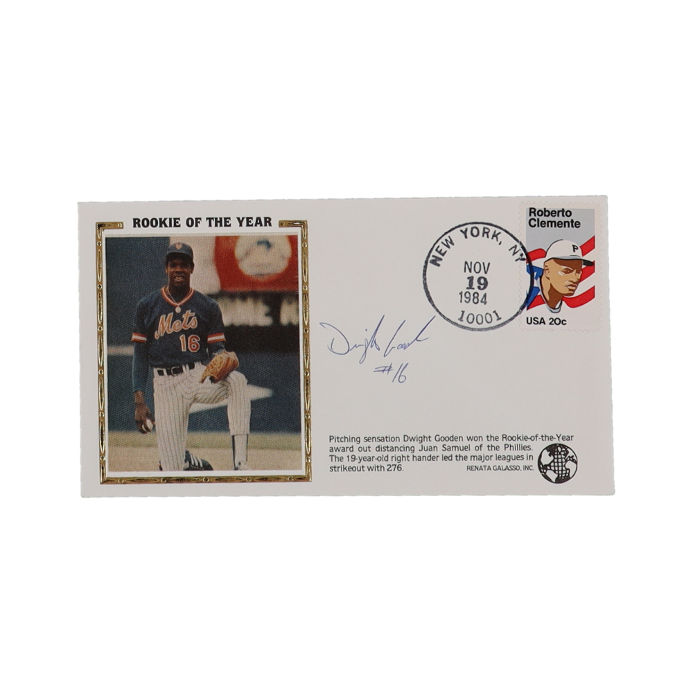 Dwight "Doc" Gooden Signed Mets 1984 FDC Envelope (Beckett) | Pristine ...