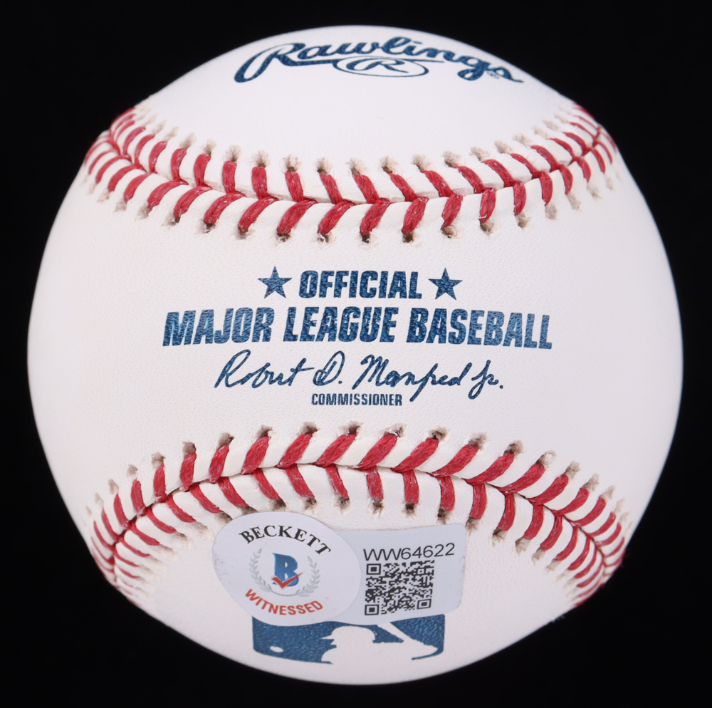 Jose Canseco Signed OML Baseball Inscribed "Remove Sleepy Joe" (Beckett ...