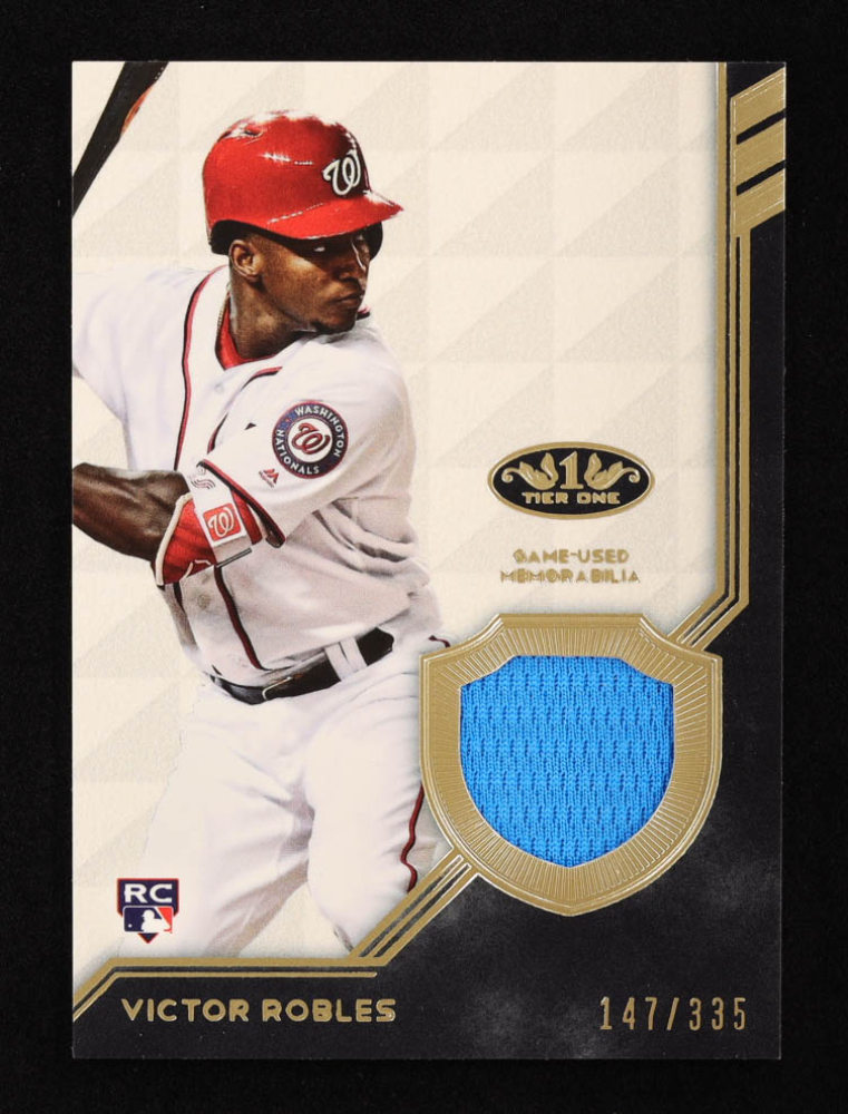 Victor Robles 2018 Topps Tier One #T1R-VR Tier One Relics /335 Price ...