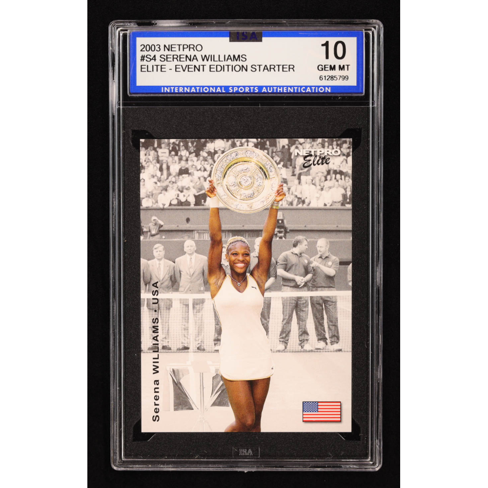 Serena Williams 2003 NetPro Elite Event Starter #S4 RC (ISA 10 ...