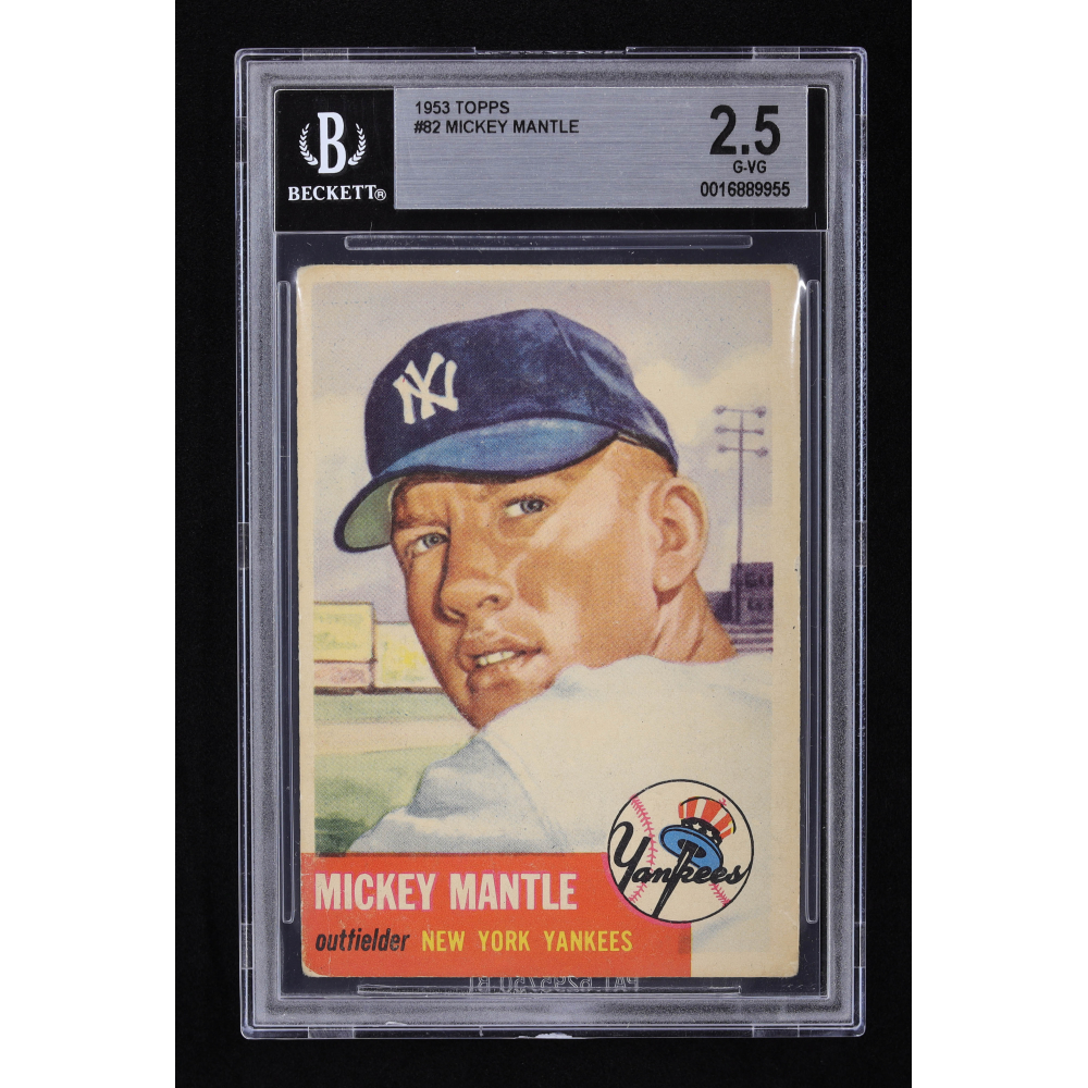 Mickey Mantle 1953 Topps #82 (BGS 2.5) | Pristine Auction