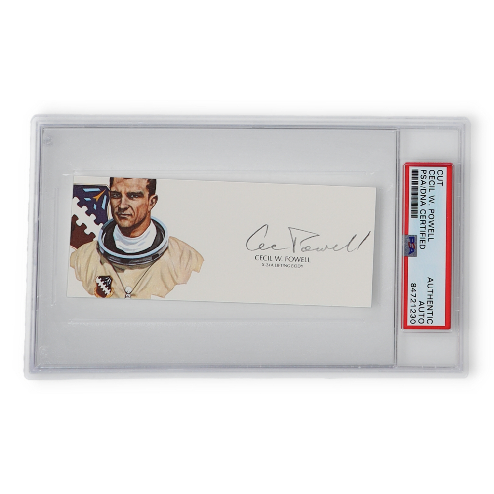 Cecil W. Powell Signed Cut With Portrait Major General (PSA) | Pristine ...