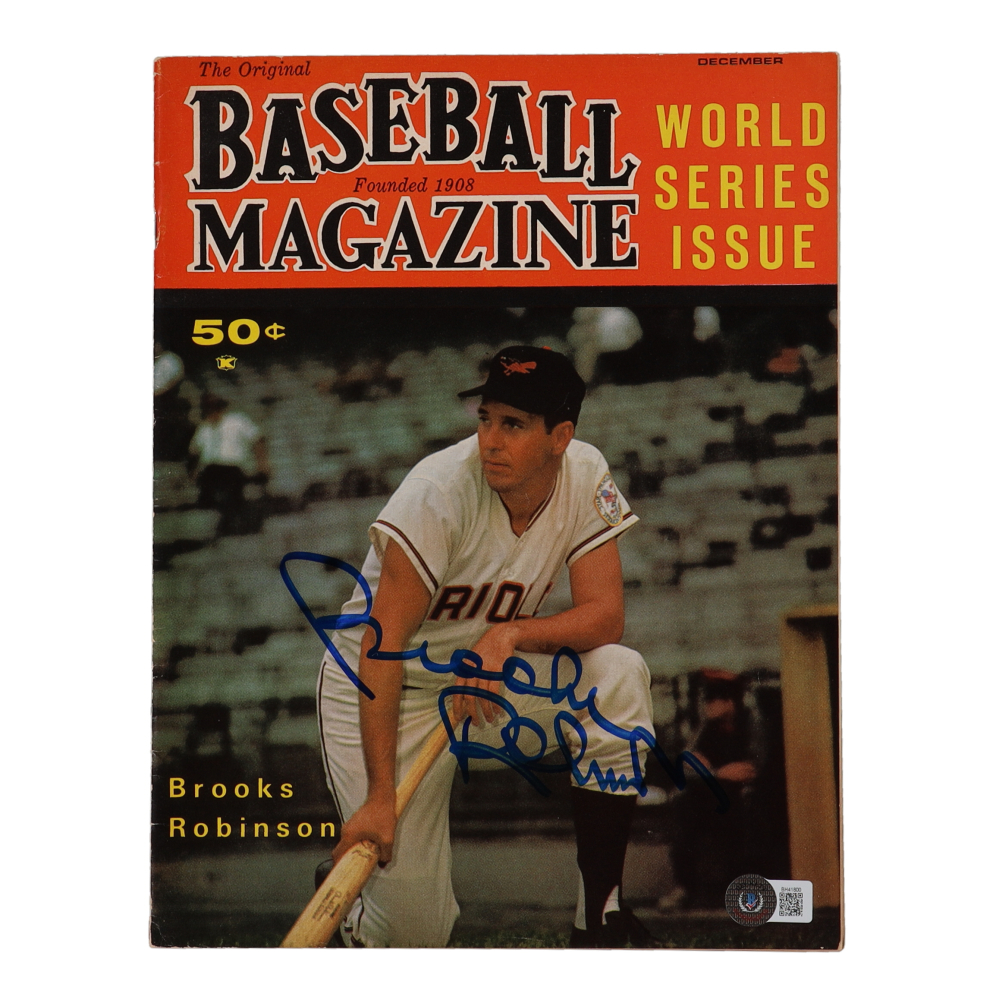 Brooks Robinson Signed 1964 Baseball Magazine (Beckett) | Pristine Auction