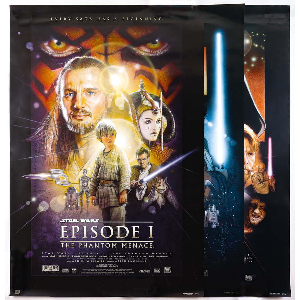 Complete Set of (3) "Star Wars" Second Trilogy 20th Century Fox 24x36 ...