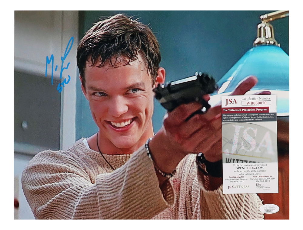 Matthew Lillard Signed "Scream" 11x14 Photo Inscribed "Stu" (JSA ...