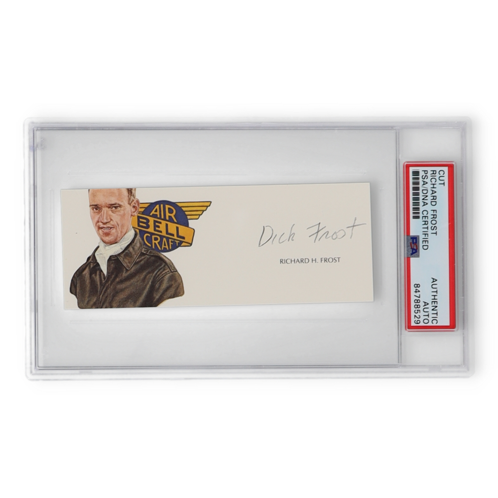 Richard Frost Signed Cut With Portrait X(S)-1 Rocket (PSA) | Pristine ...
