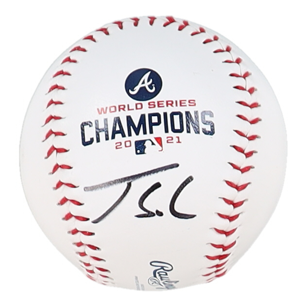 Jorge Soler Signed Braves 2021 World Series Champions Baseball (Beckett ...
