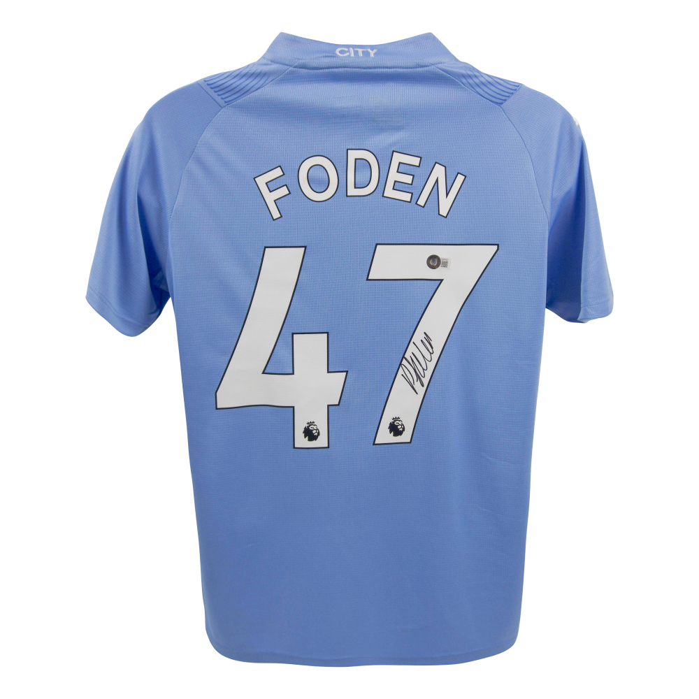 Phil Foden Signed Manchester City Jersey (Beckett) | Pristine Auction