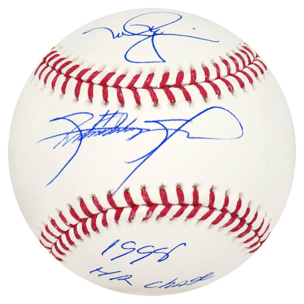 Sammy Sosa & Mark McGwire Signed OML Baseball Inscribed "1998 HR Chase ...