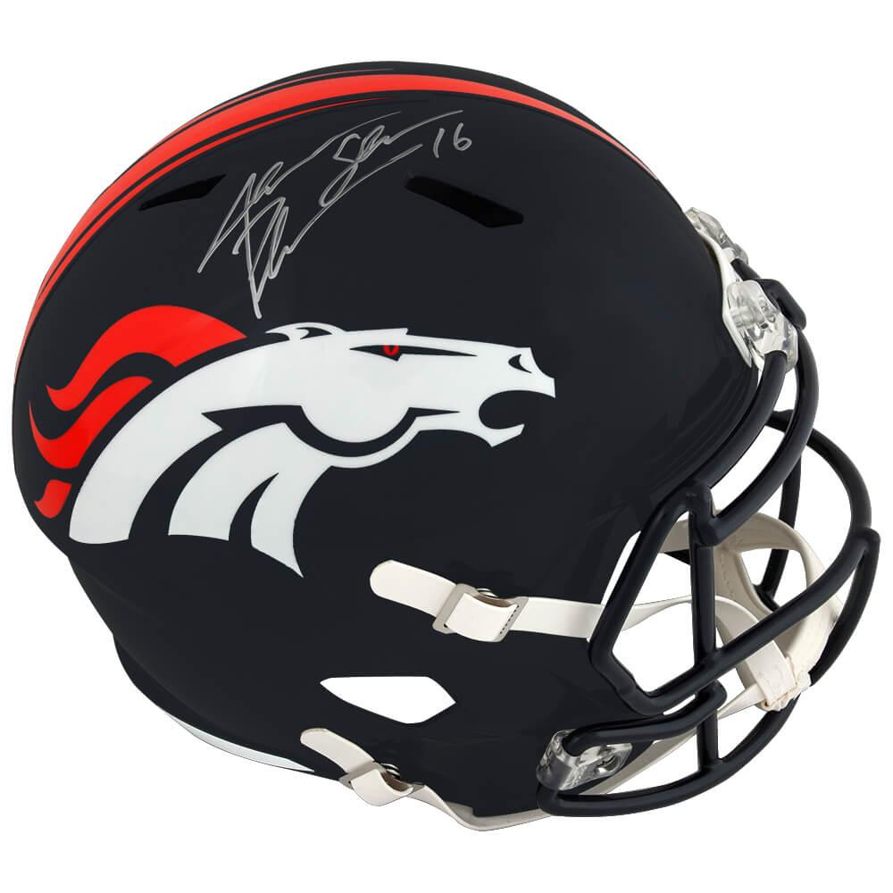 Jake Plummer Signed Broncos Full-Size Speed Helmet Inscribed "Snake ...