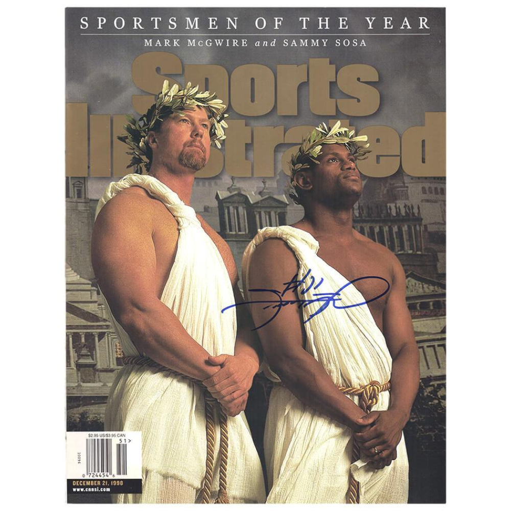 Sammy Sosa Signed 1998 "Sports Illustrated" Original Magazine (Schwartz ...