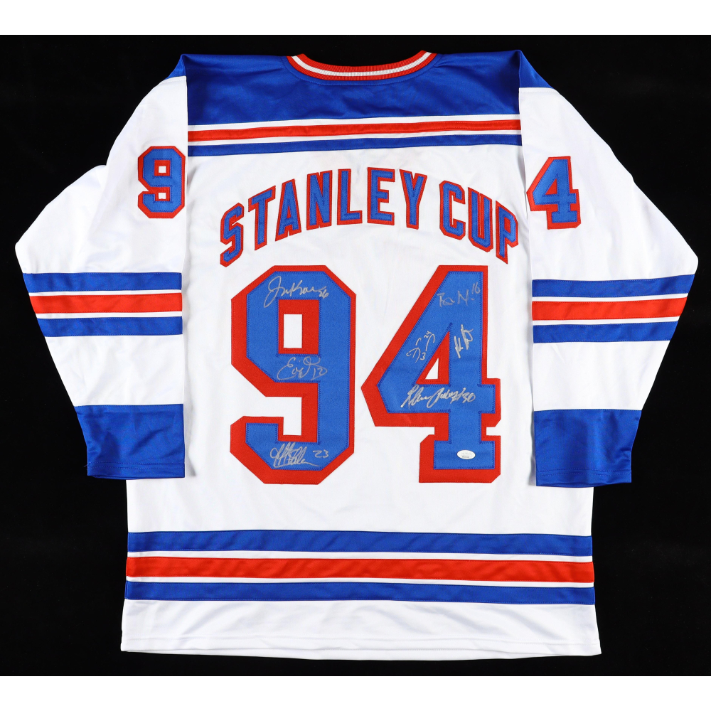 "1994 Stanley Cup Champions" Jersey Signed by (11) with Alexei Kovalev ...