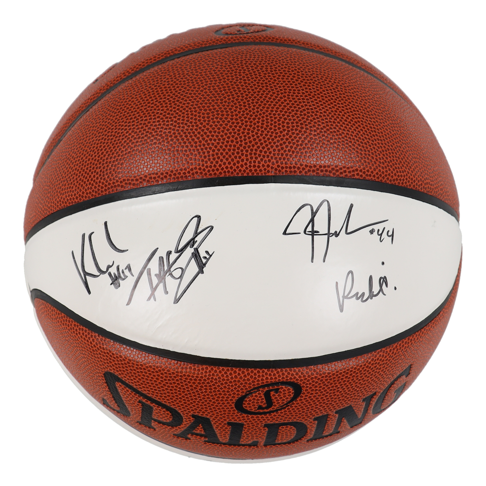 2019-20 Mavericks Logo Basketball Team-Signed by (16) with Luka Doncic ...