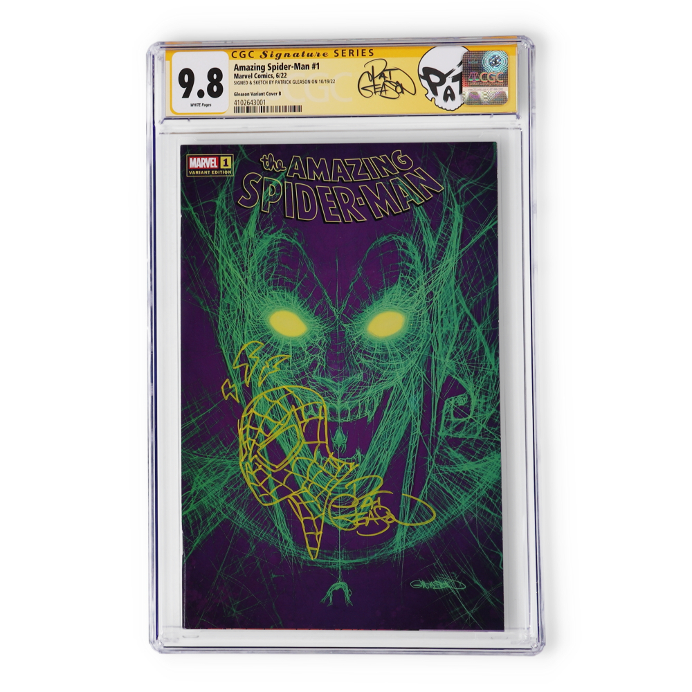 Patrick Gleason Signed 2022 "Amazing Spider-Man" Issue #1 Gleason ...